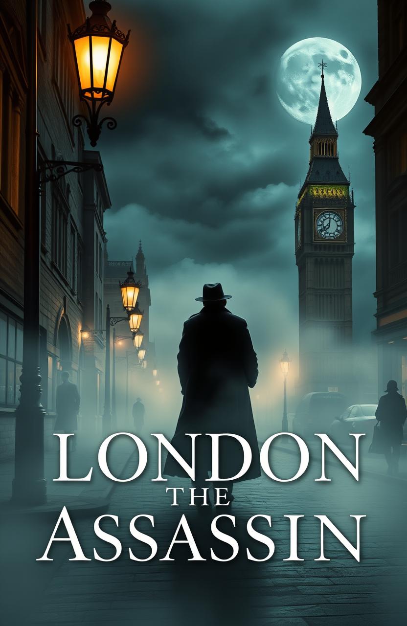 Mysterious London Street Book Cover Design | Captivating & Suspenseful