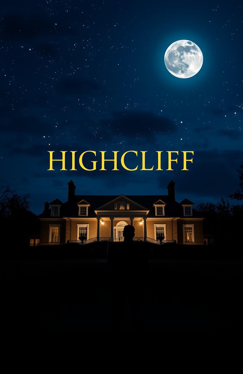 Highcliff Manor: A Moonlit Nightscape