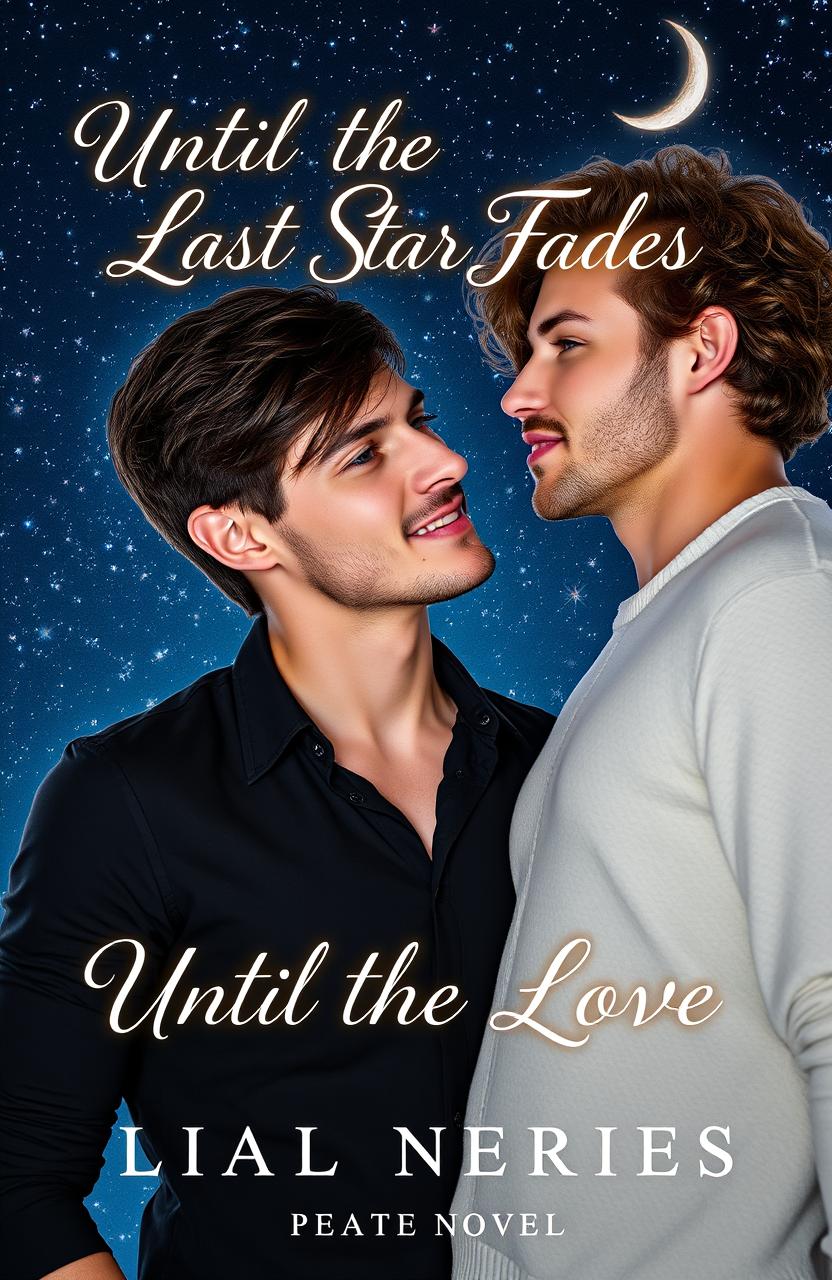 Until the Last Star Fades: A Heartwarming Gay BL Novel Cover Design
