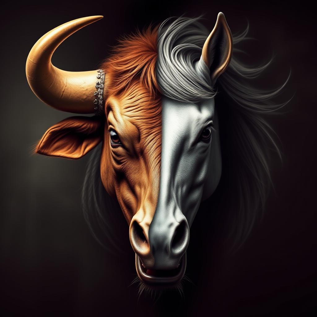Terrifying Half Bull Half Horse Image | Unleashing the Beast Within