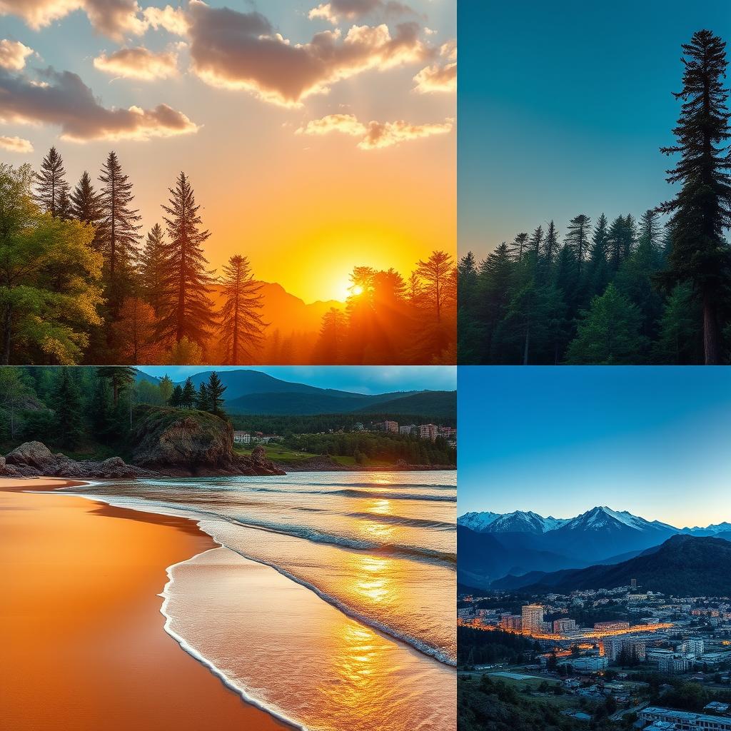 Breathtaking Scenes: Nature & Urban Life Meets Dynamic Chaos