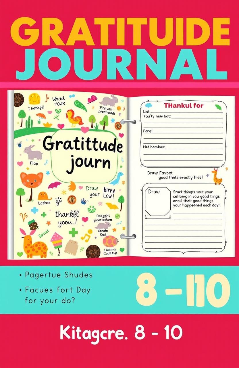 Kids Gratitude Journal: Fun & Creative Self-Reflection for Ages 8-10