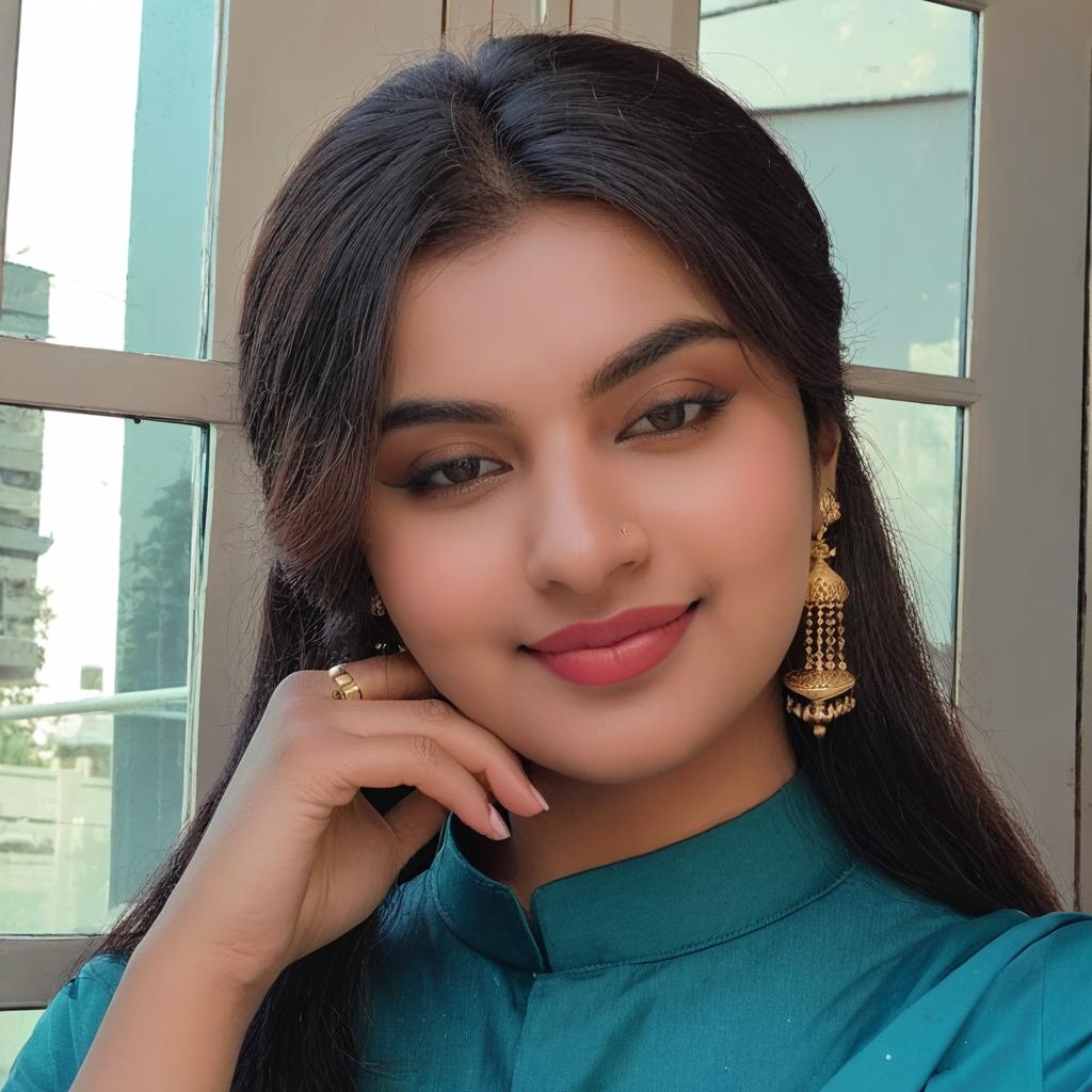 Stylish Phone Wallpaper: Artistic Portraits in Cozy & Bright Settings