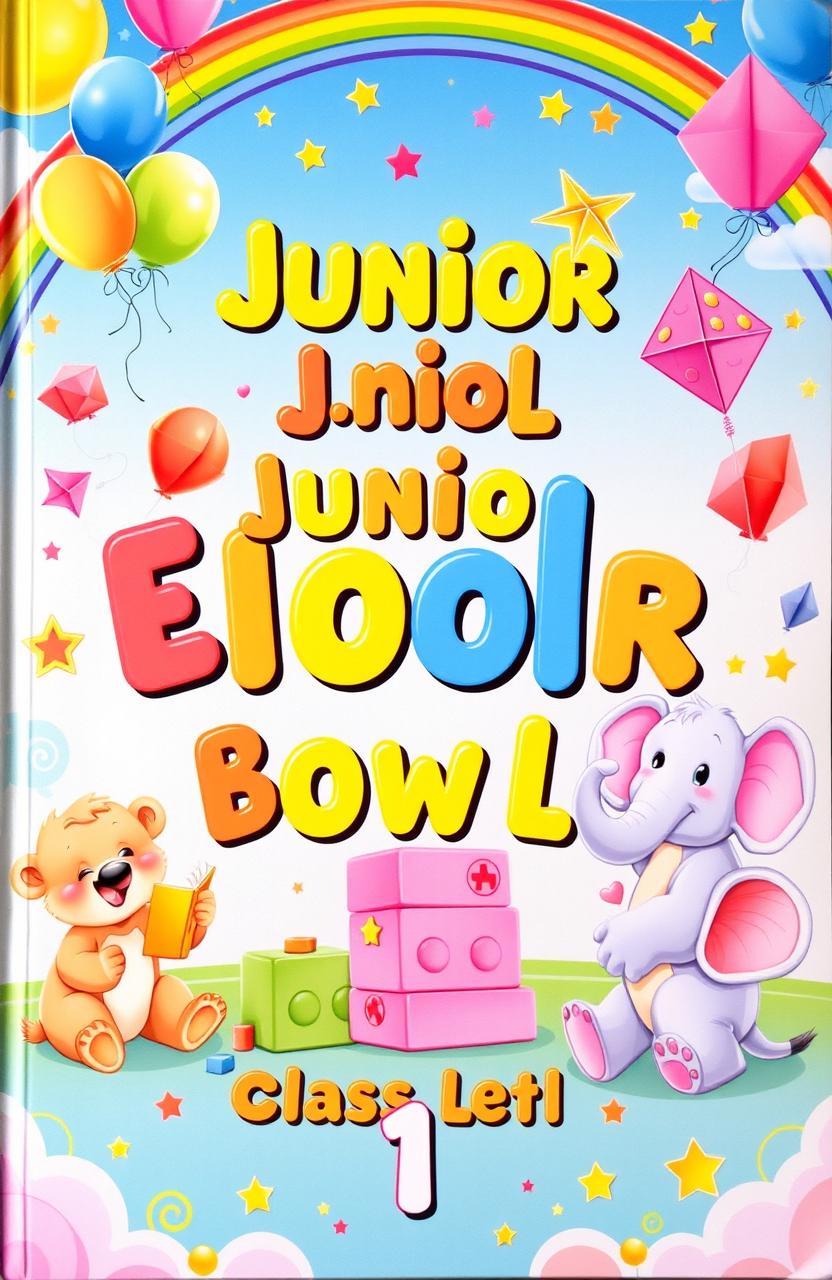 Enchanting Junior Book Cover Design for Class 1 Students