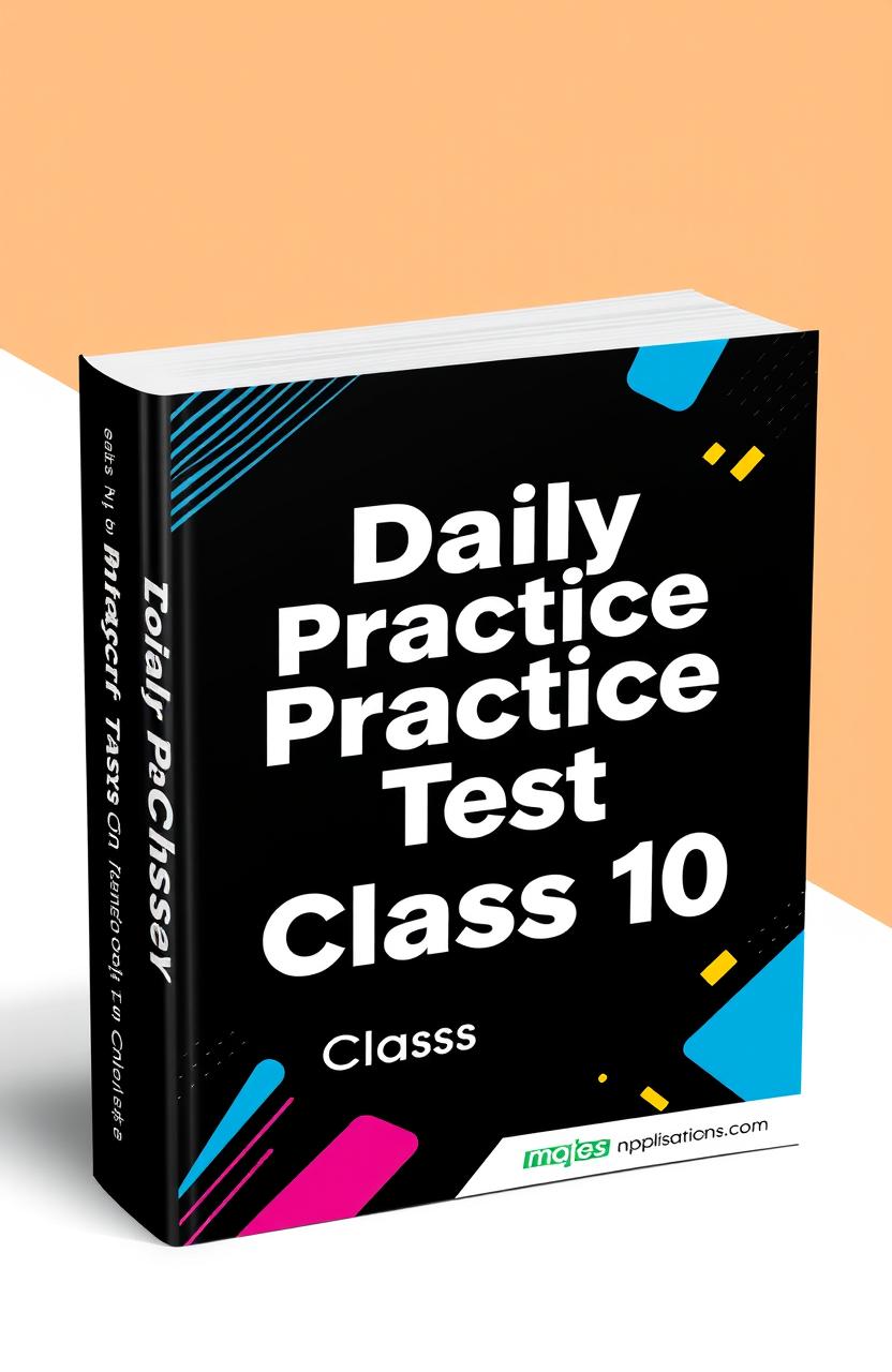 Stunning Book Cover Design for 'Daily Practice Test for Class 10' | Idyllic