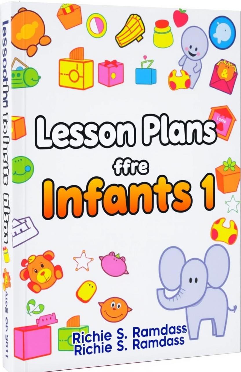 Colorful Book Cover for 'Lesson Plans for Infants 1' | Idyllic