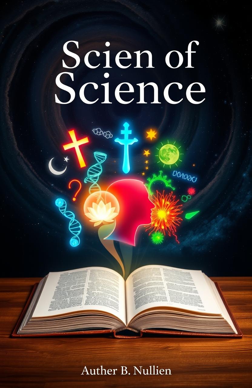 Cosmic Book Cover Design: Merging Science, Religion, and Mental States