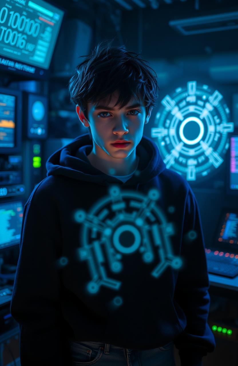 Unveiling the Enigma: A Teenage AI in a High-Tech World