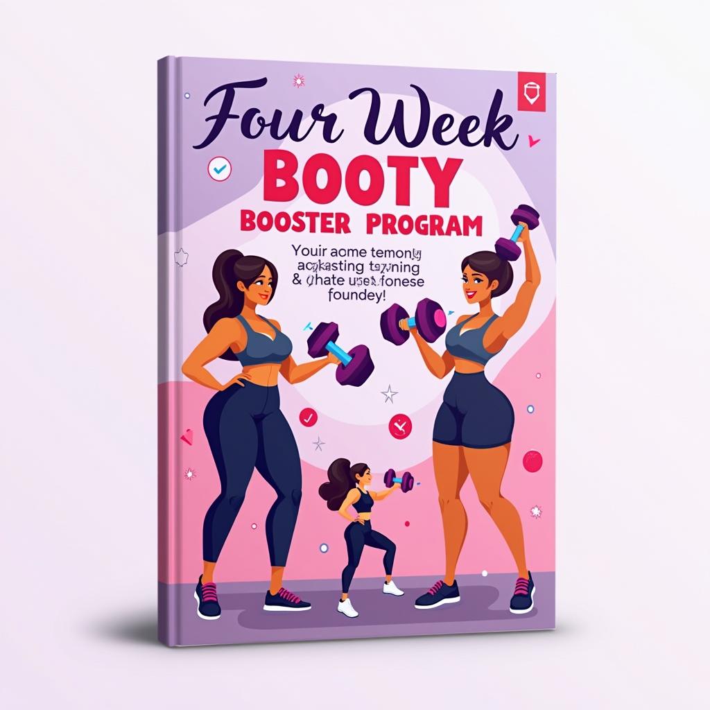 Four Week Booty Booster Program E-Book Cover Design