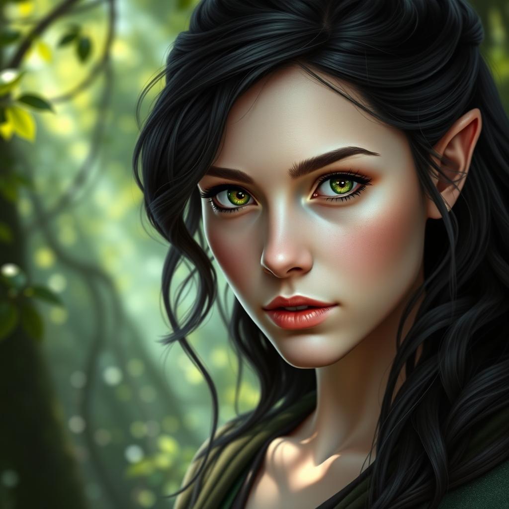Enchanting Portrait of an Elven Ranger | Idyllic AI