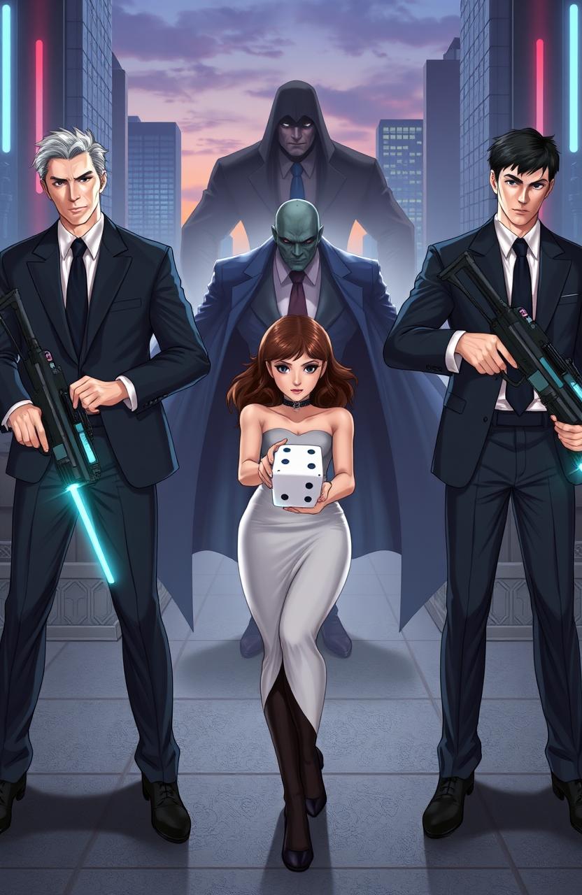 Futuristic Urban Showdown: Power and Strategy Unleashed