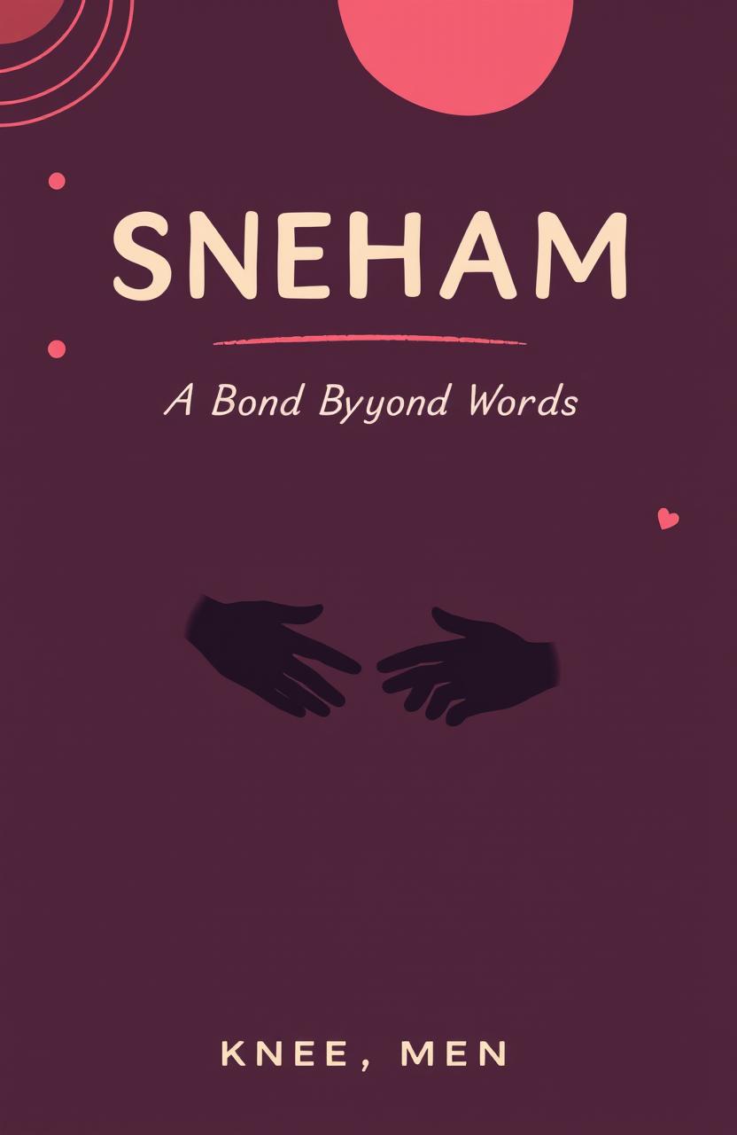 Sneham: A Bond Beyond Words - Emotionally Striking Book Cover Design