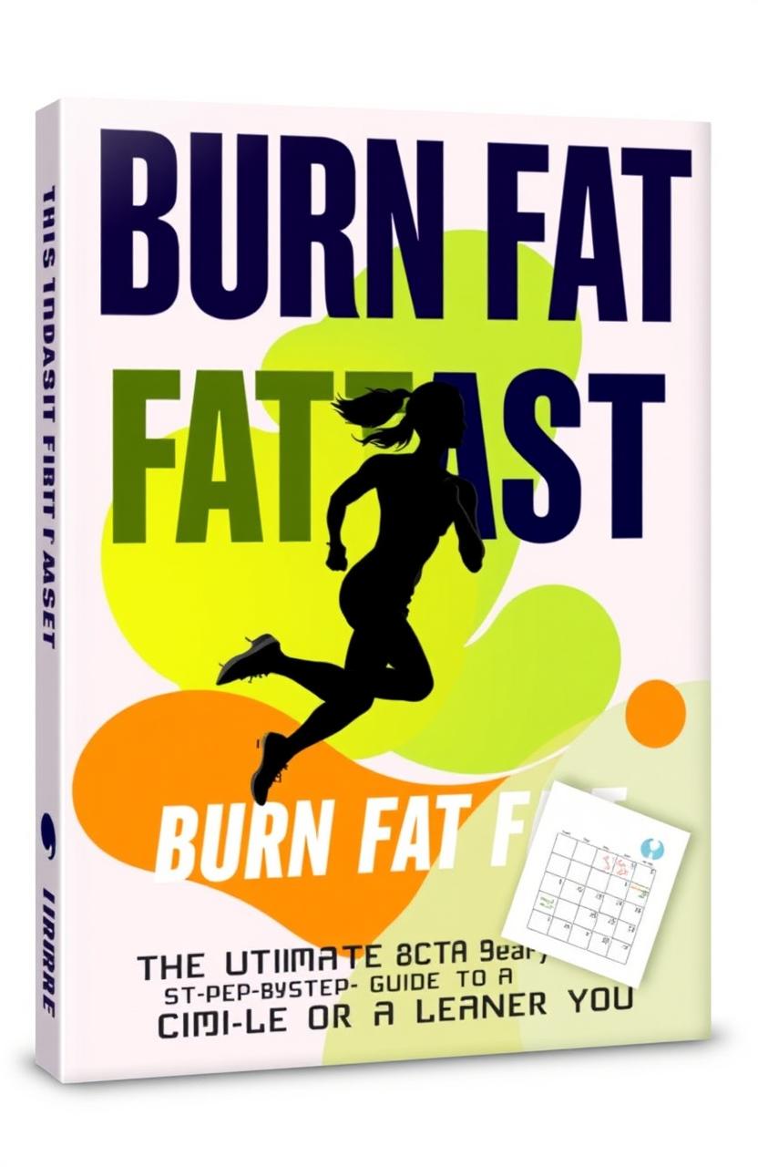 Eye-Catching Ebook Cover Designs for 'Burn Fat Fast'