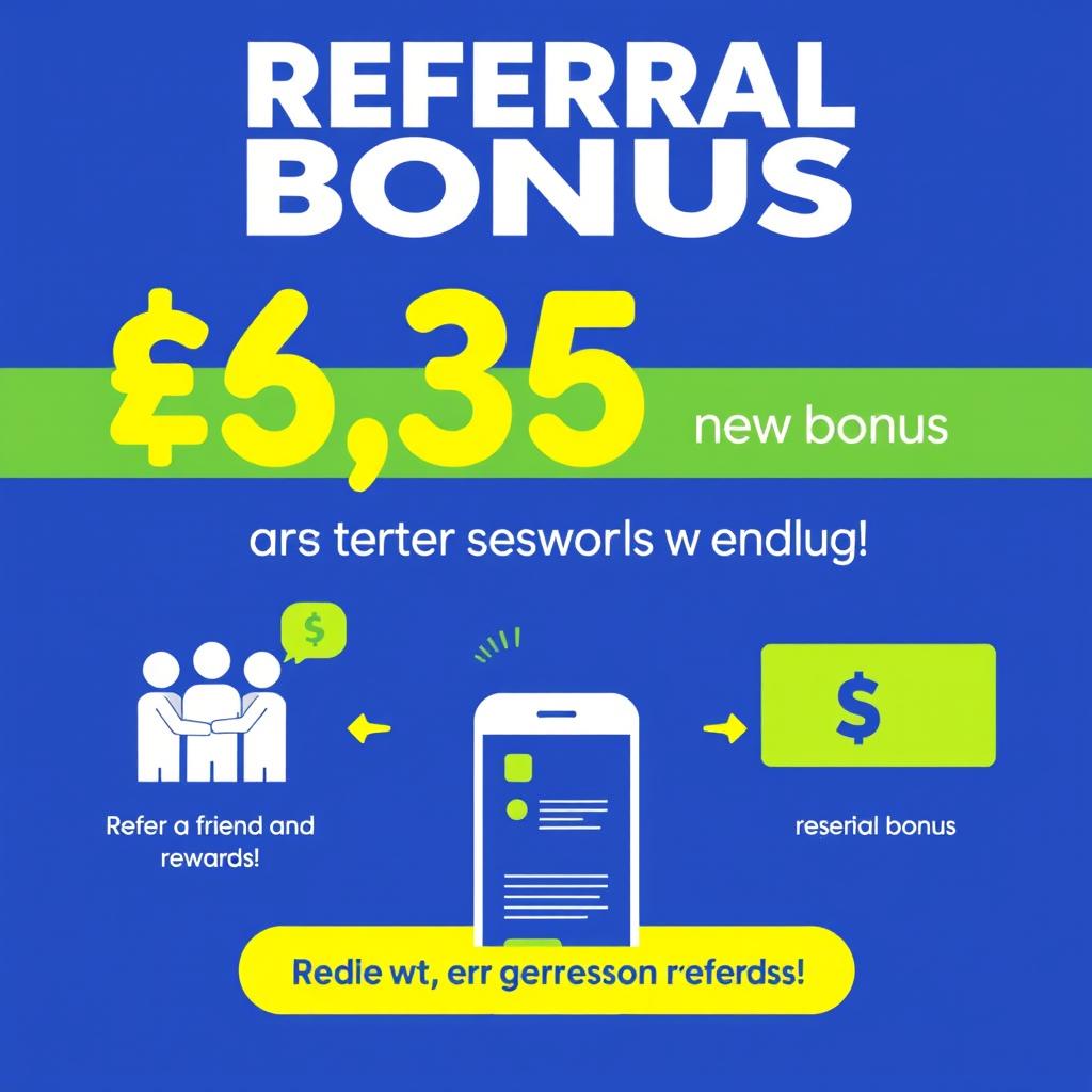 Eye-Catching Infographic for Referral Bonus Program