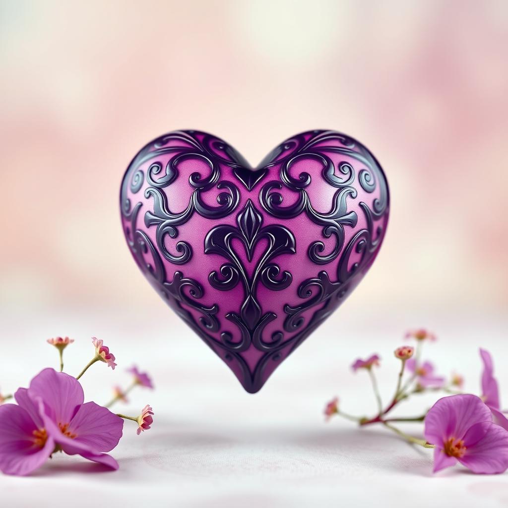 Elegant Heart Design with Floral Touches | Idyllic Creation