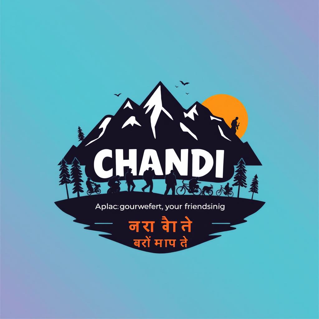 Vibrant Logo Design for 'CHANDI' Friendship Group
