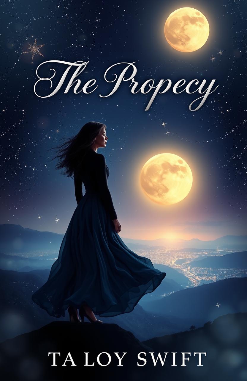 Enchanting Book Cover Design Inspired by Taylor Swift's 'The Prophecy'