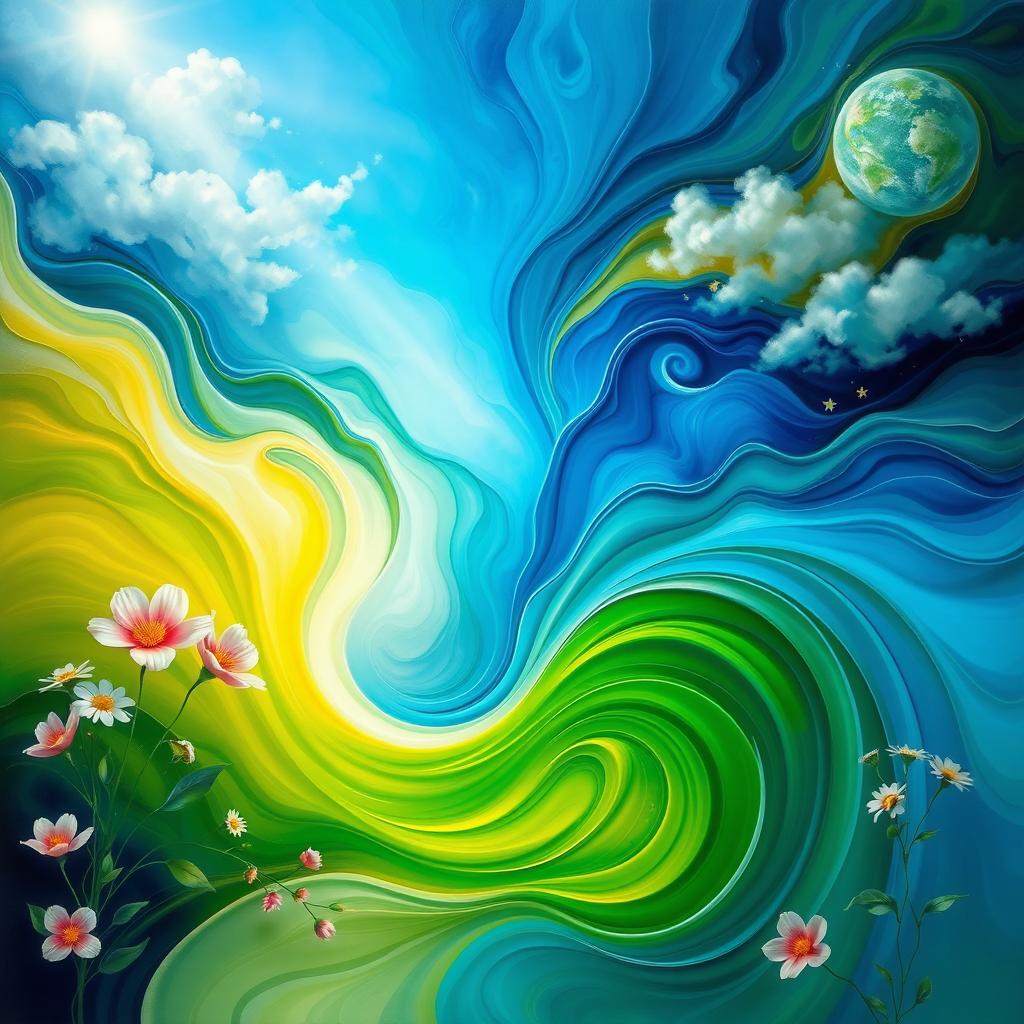 Embrace Transformation: An Abstract Journey from Negative Emotions to ...