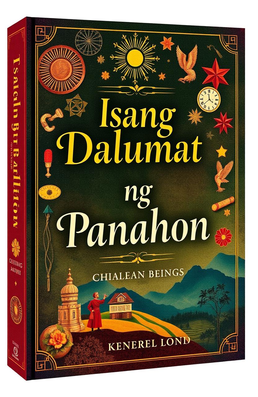 Captivating Book Cover Design for 'Isang Dalumat ng Panahon'
