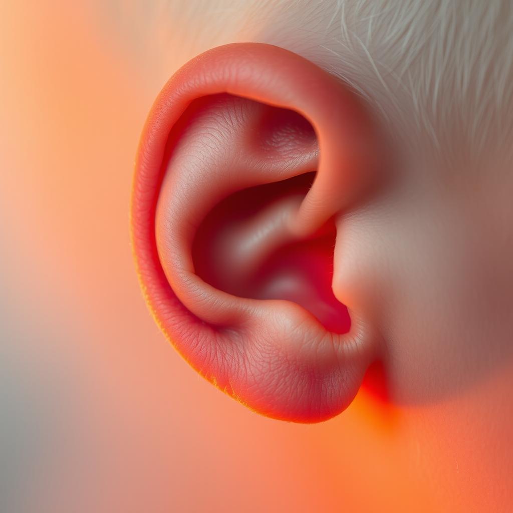 Captivating Close-Up of Elegant Ear | Aesthetic Anatomical Study