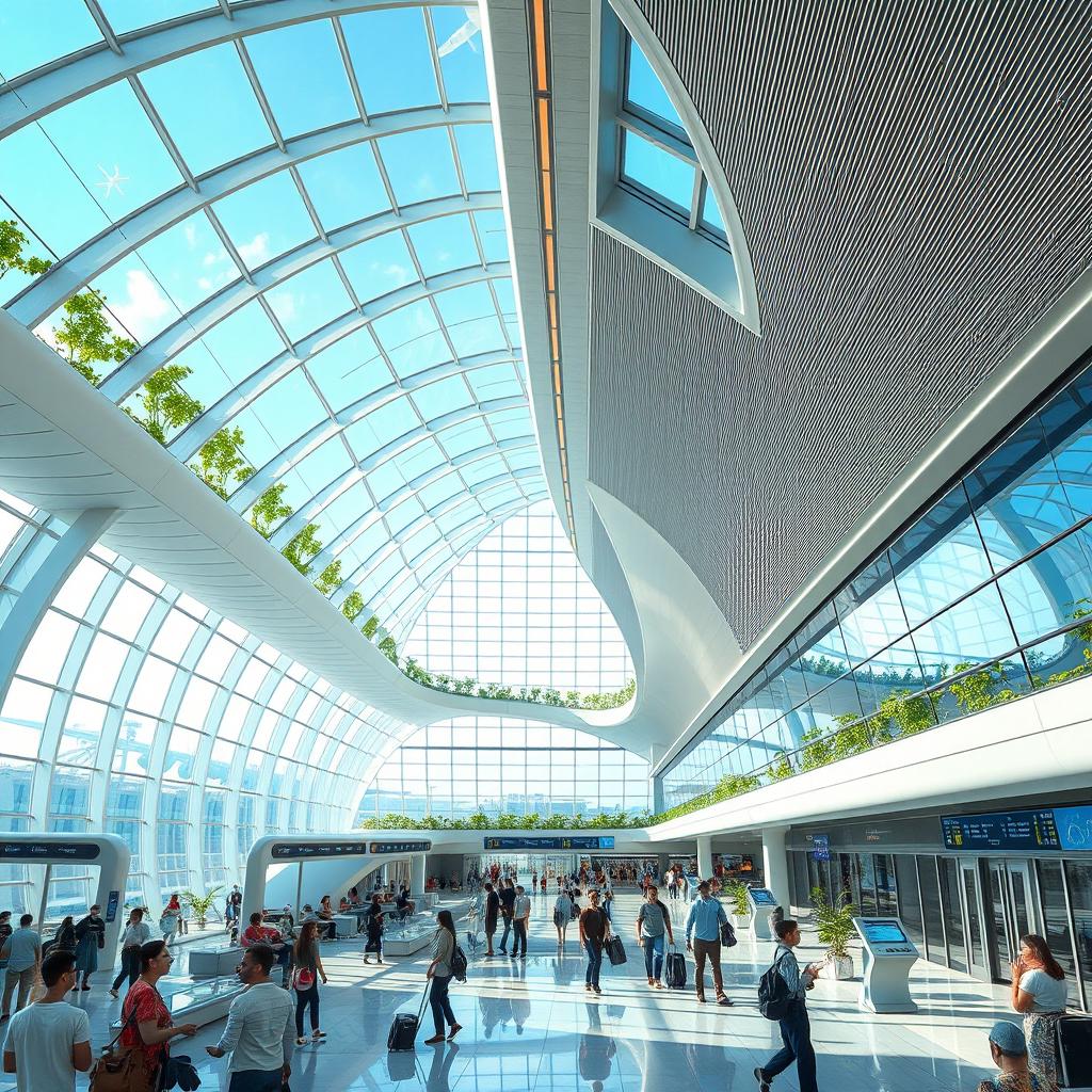 Futuristic Airport Terminal Design: A Glimpse into the Future of Air Travel