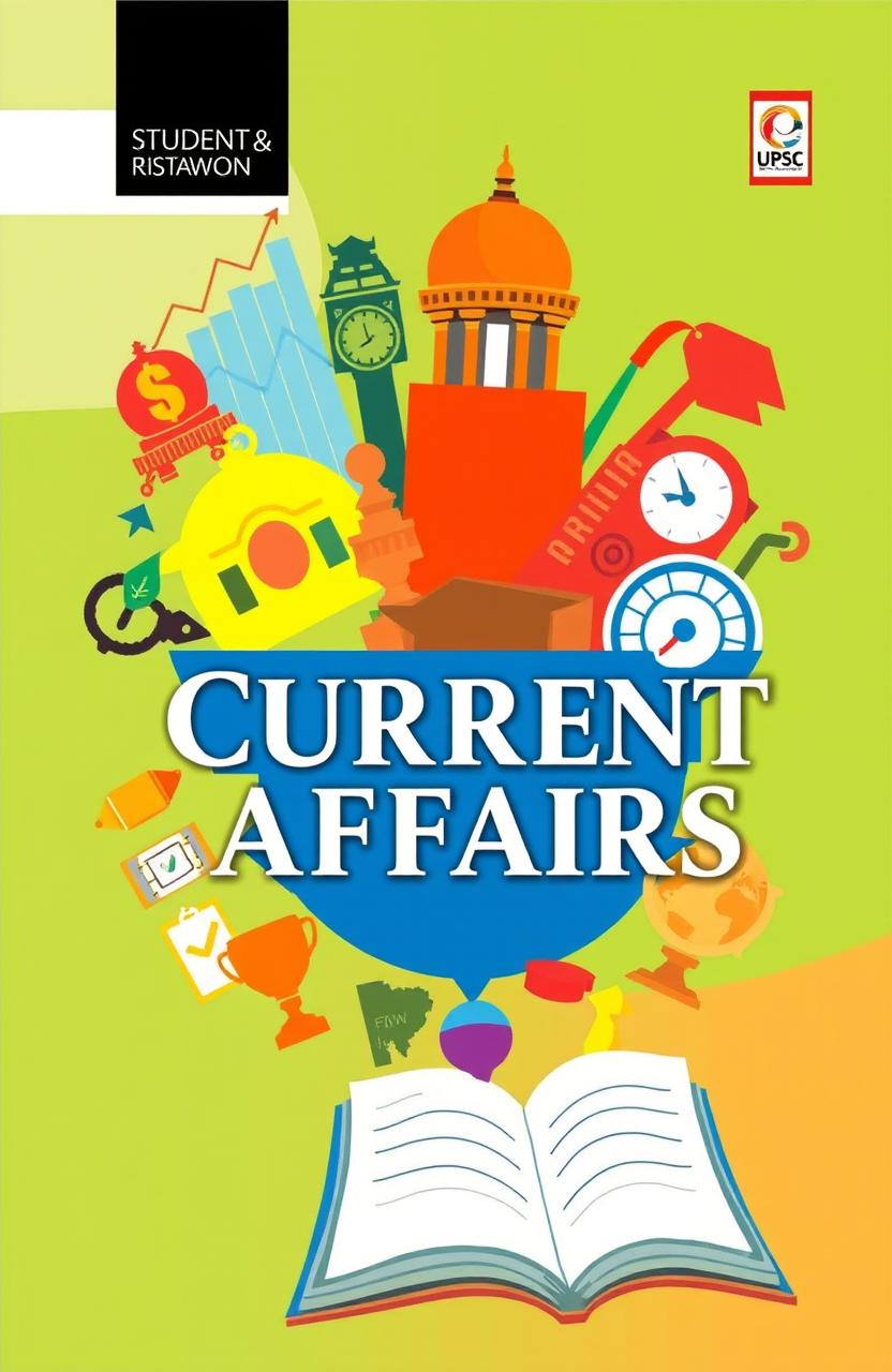 Striking Book Cover Design for 'Current Affairs' – Vibrant, Relevant ...