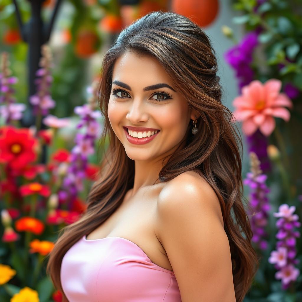 Elegance Unveiled: A Radiant Portrait of Confidence and Beauty