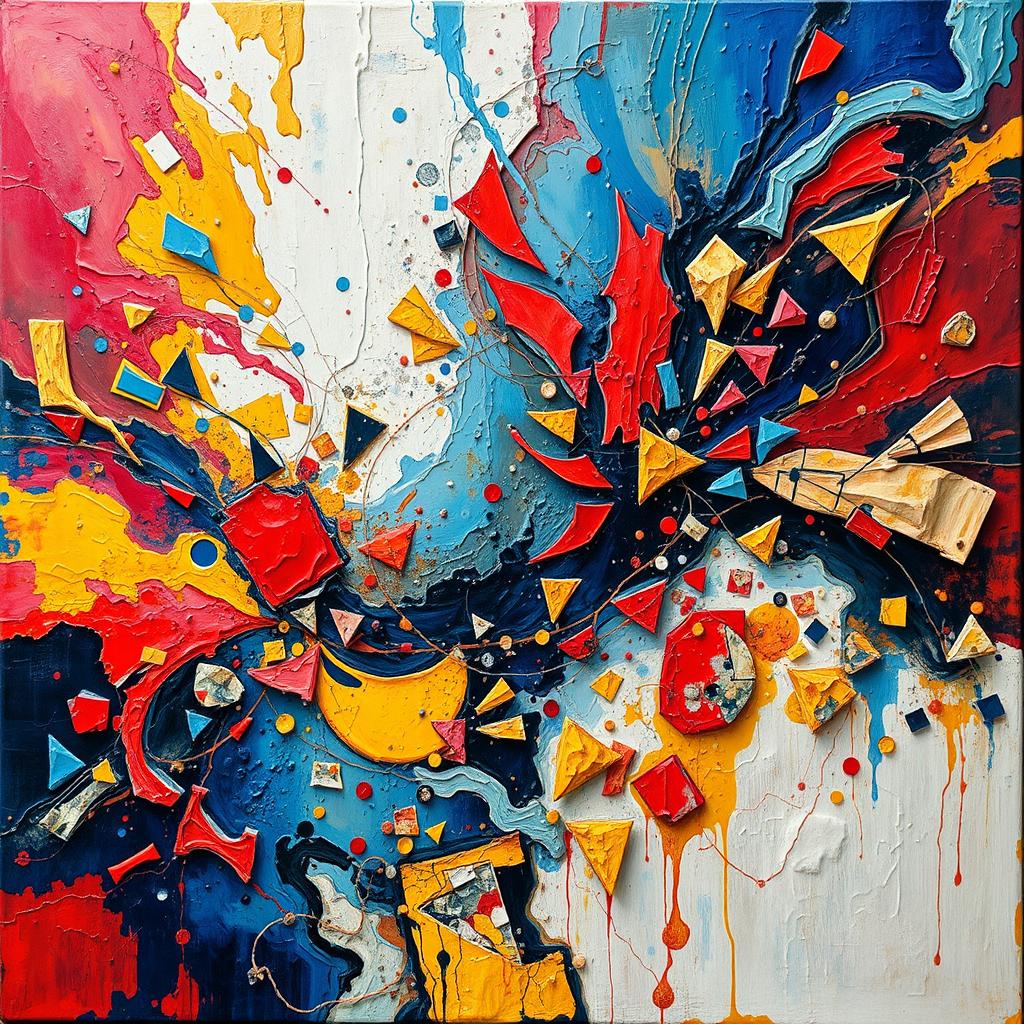 Exploring Entropy: A Vivid Abstract Artwork
