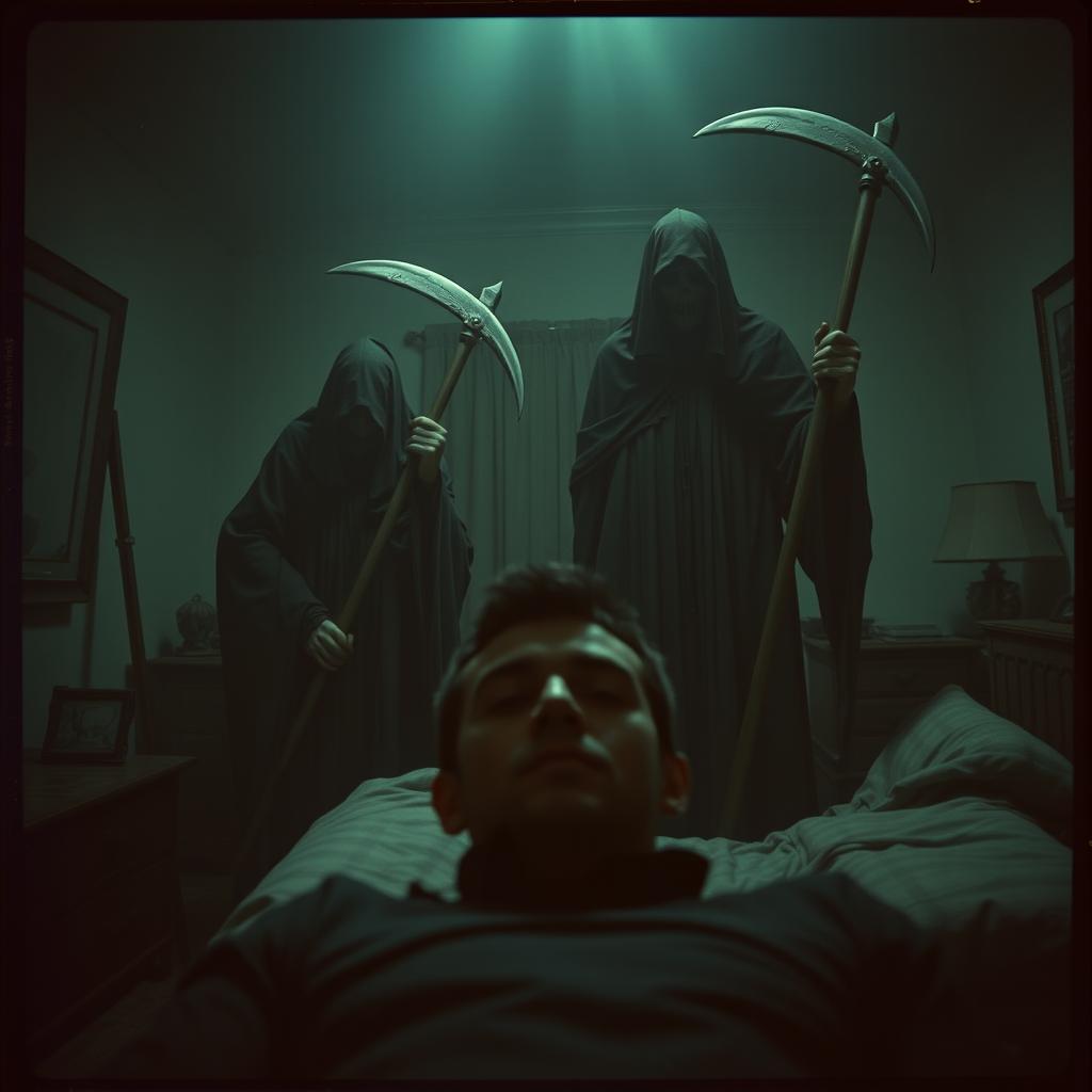 Chilling Encounter: Death in a Dimly Lit Bedroom