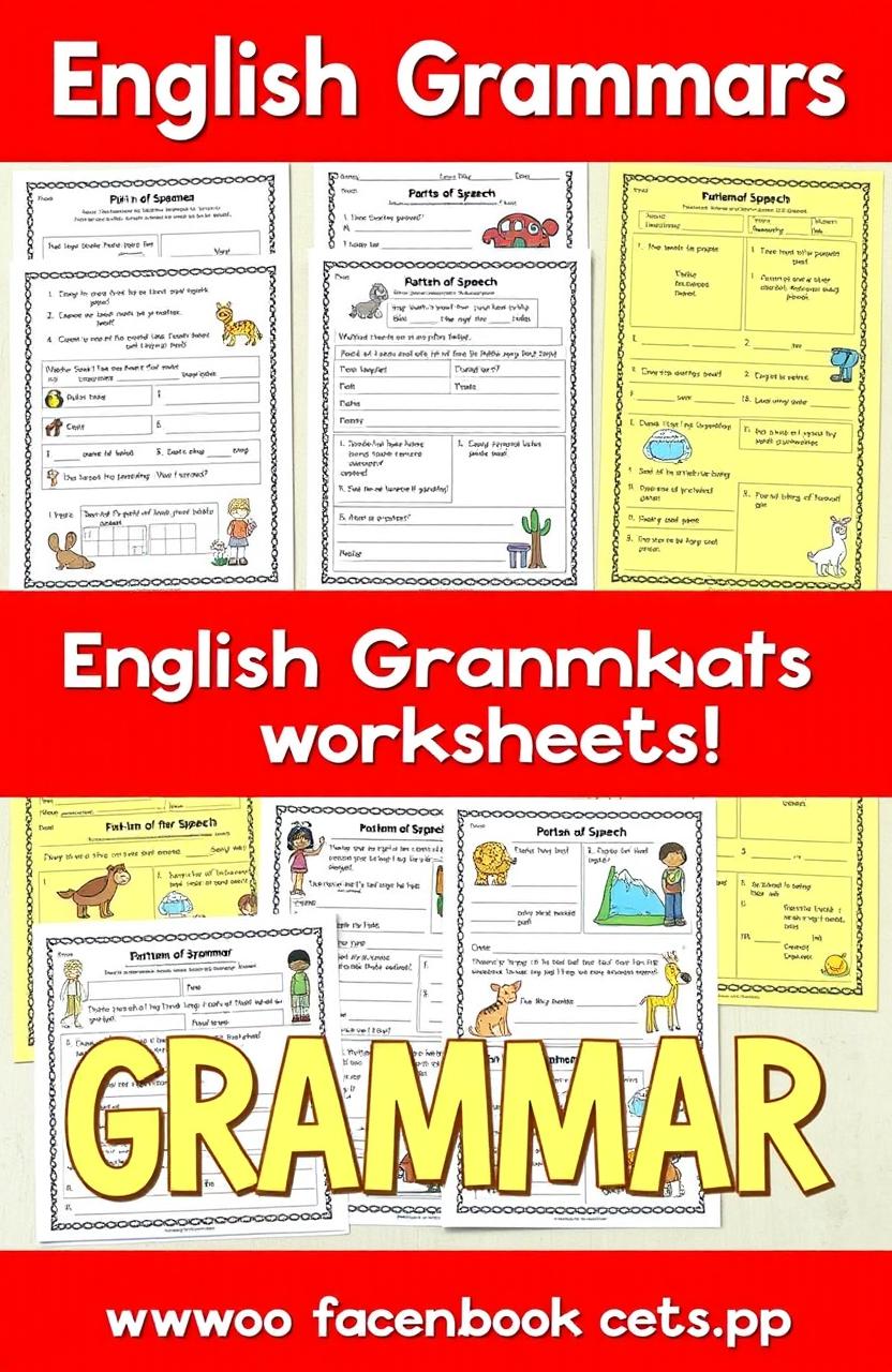 Master English Grammar with Engaging Worksheets