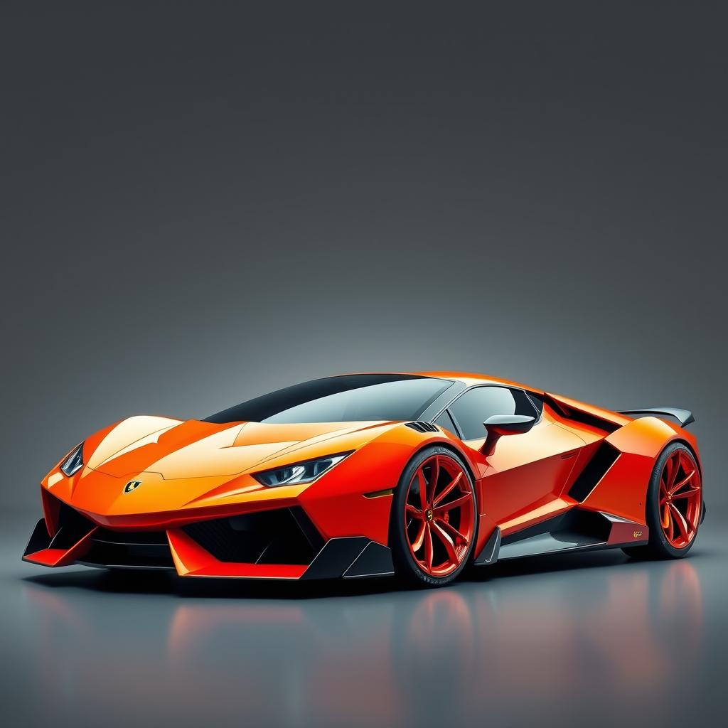 Futuristic Retro Prototype Car: A Cyberpunk Masterpiece