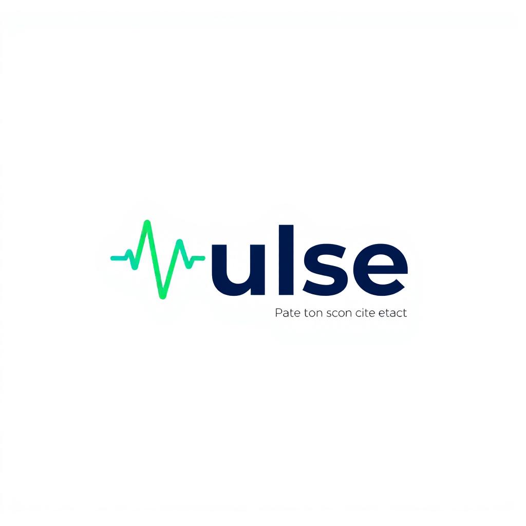Sleek Logo Design for 'Pulse' Software - Modern & Professional
