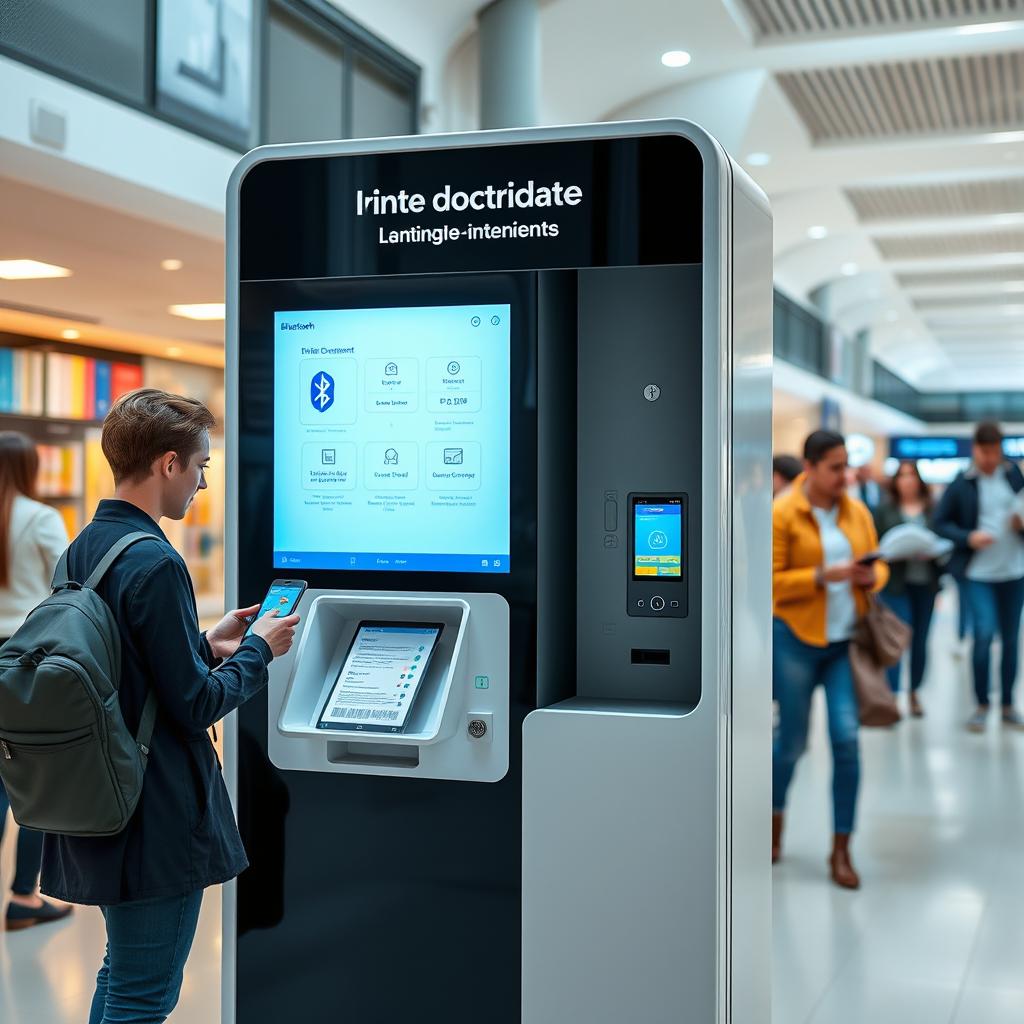 Print on-the-go: Modern Bluetooth Printer Vending Machine