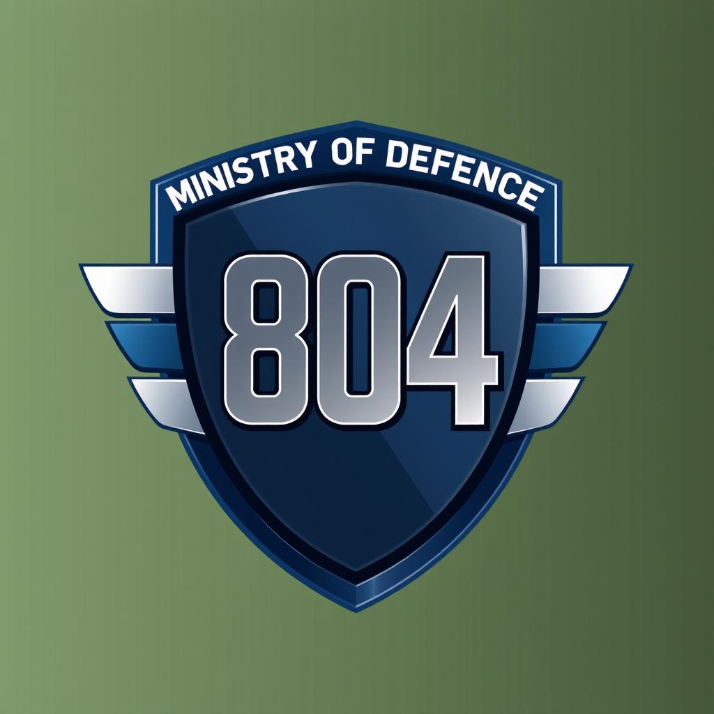 Dynamic Ministry of Defense Shield Design Featuring 804