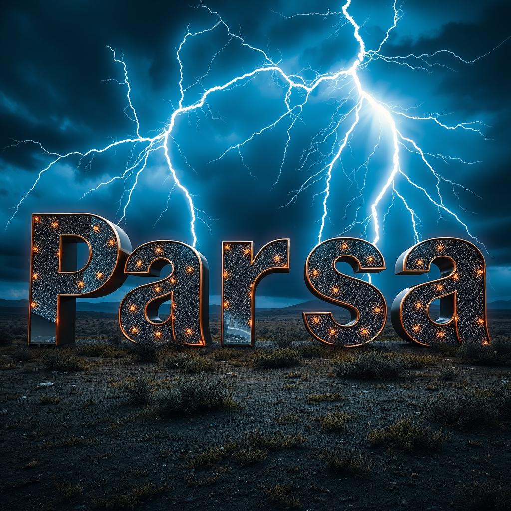 Electrifying Artistry: 'Parsa' Captured in Thunderous Imagery