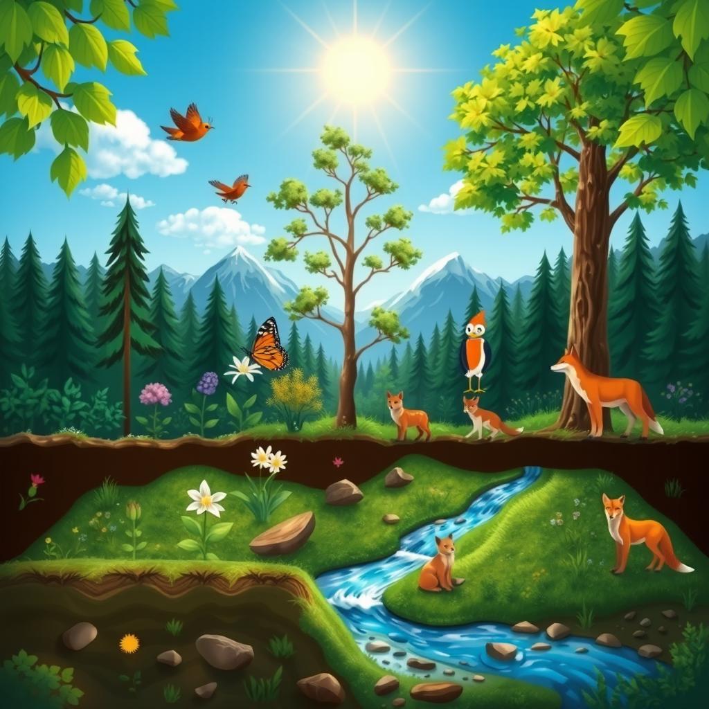 The Vibrant Cycle of Life in Nature: From Seedlings to Mature Trees