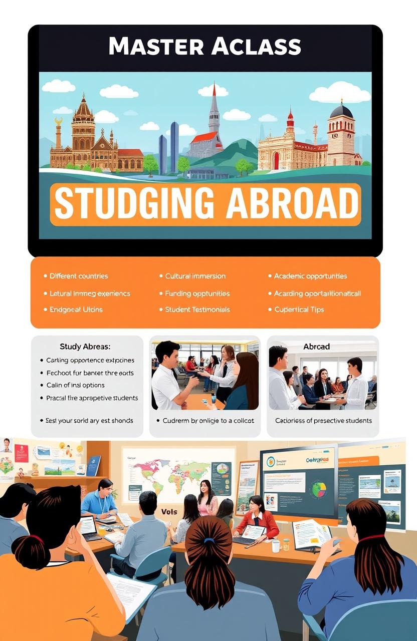 Masterclass on Studying Abroad: Unlock Your Global Education Opportunities
