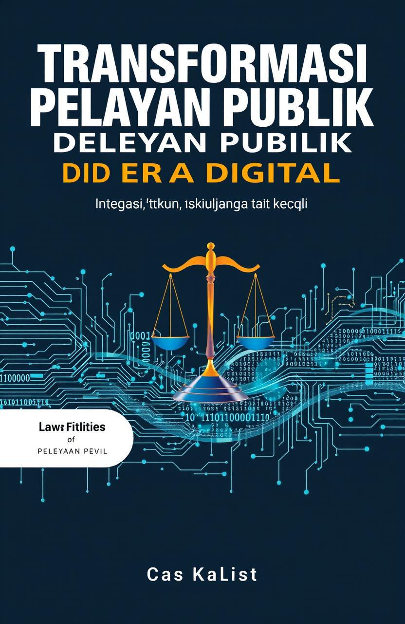 Innovative Book Covers for 'Transformasi Pelayan Publik di Era Digital' and 'Transformation of ...