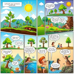 Explore Photosynthesis & Cellular Respiration: A Vibrant Comic Journey
