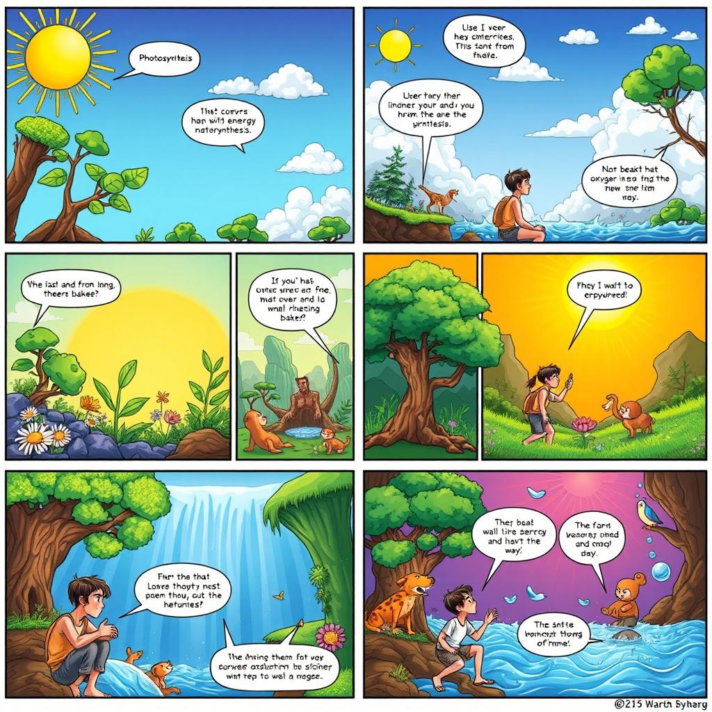 Explore Photosynthesis & Cellular Respiration: A Vibrant Comic Journey
