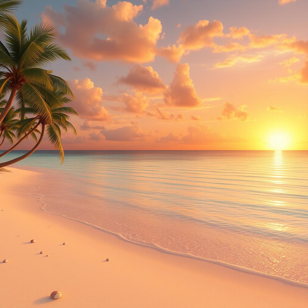 Stunning 4K Sunset Over Ocean