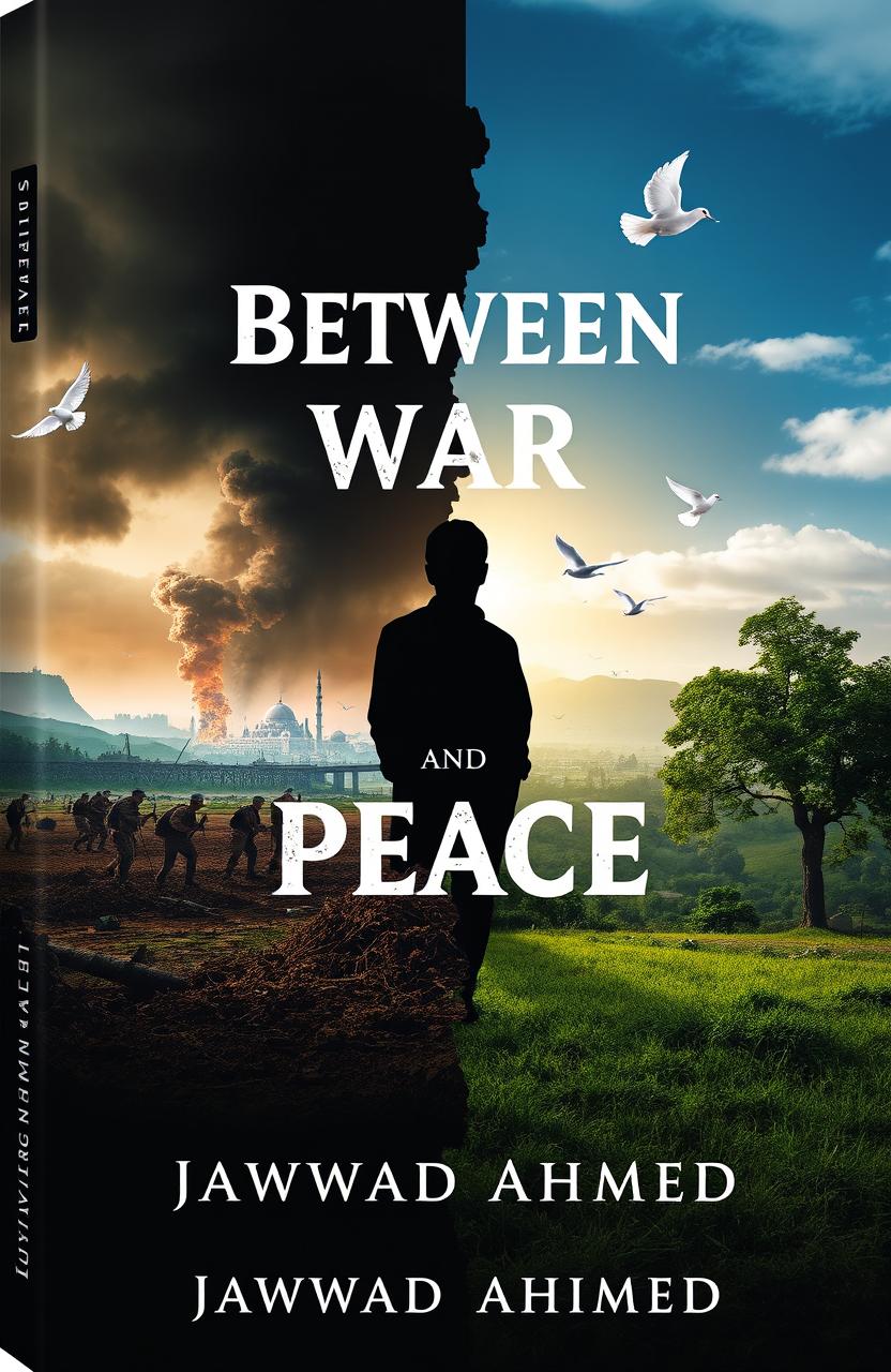 Between War and Peace - Captivating Book Cover Design by Jawwad Ahmed