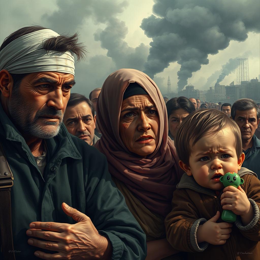 Harsh Realities of War: A Heart-Wrenching Depiction of Civilians in ...