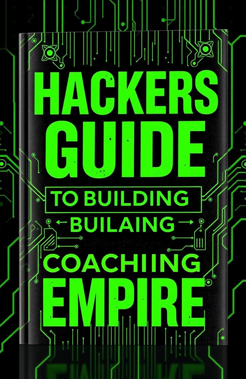 Futuristic Book Cover Design for 'Hackers Guide to Building a Coaching ...