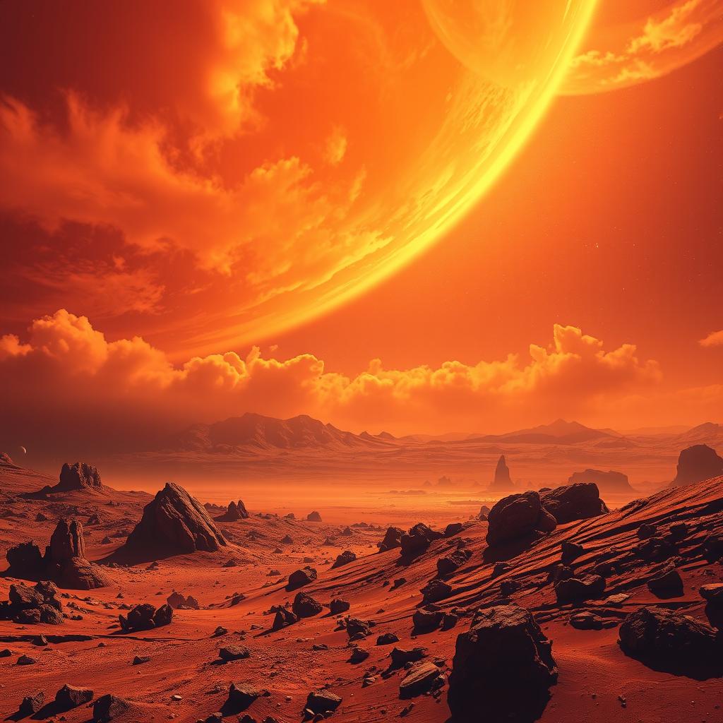 Breathtaking Mars Atmosphere - A Cosmic Journey