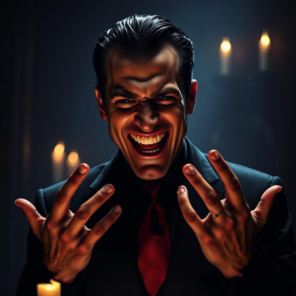 Eerie Laughter: The Sinister Man in Shadows