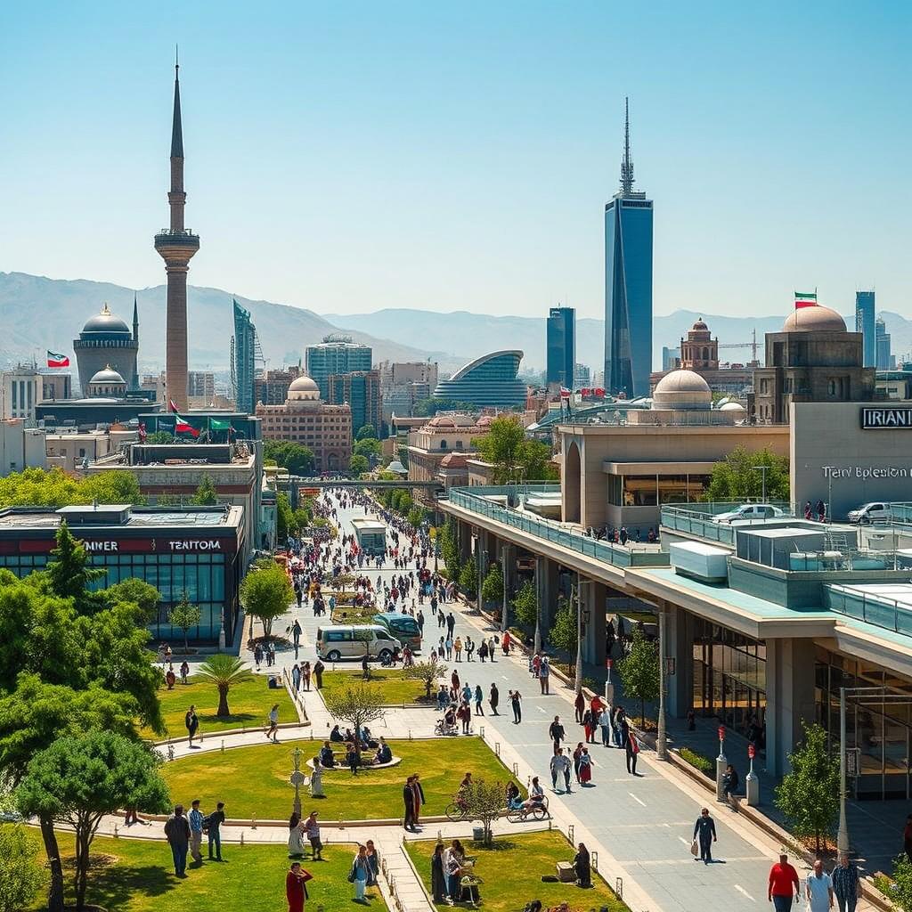 Alternate History of Iran: A Vision of a Thriving Modern Landscape