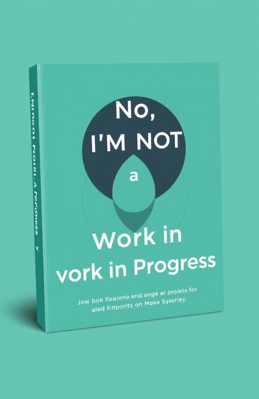 Stunning Book Cover Design for 'No, I’m Not a Work in Progress'