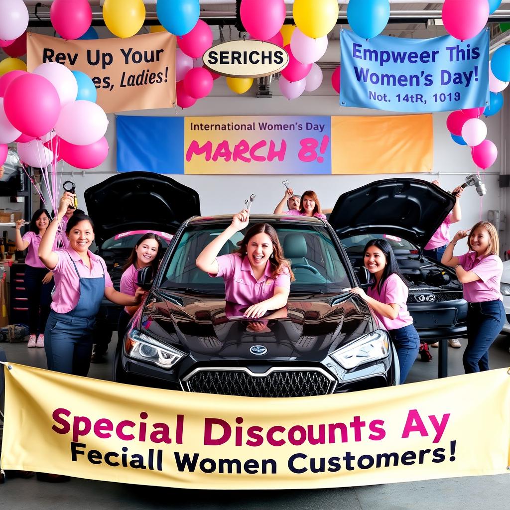 Celebrate Women with Auto Care: Special Discounts & Empowerment!