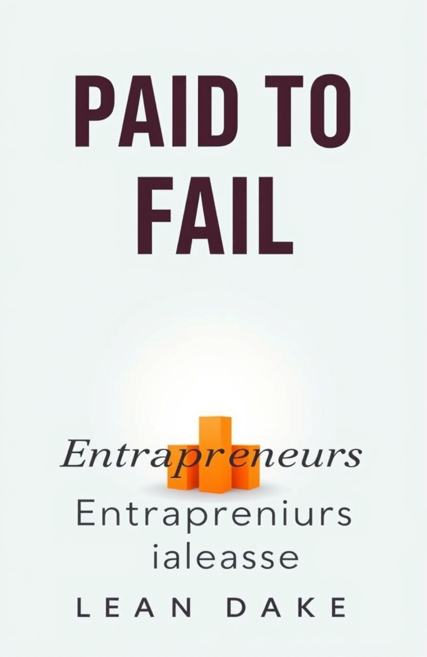 Paid To Fail - Inspirational Book Cover for Aspiring Entrepreneurs
